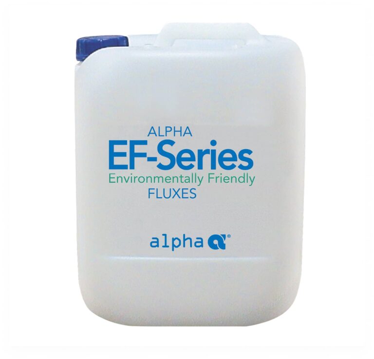 ALPHA EF‑Series – Flux liquide no‑clean faible solides